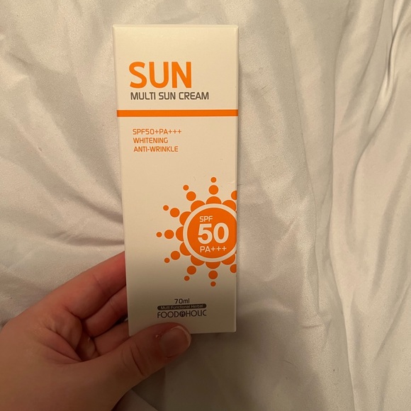 Skincare | Food Holic Multi Sun Cream 7ml Antiwrinkle Spf 50 | Poshmark
